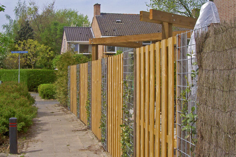 Erfafscheidingen en schuttingen
